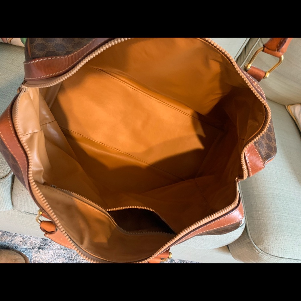 Celine Boston Macadam Pattern Logos Bag - Gem